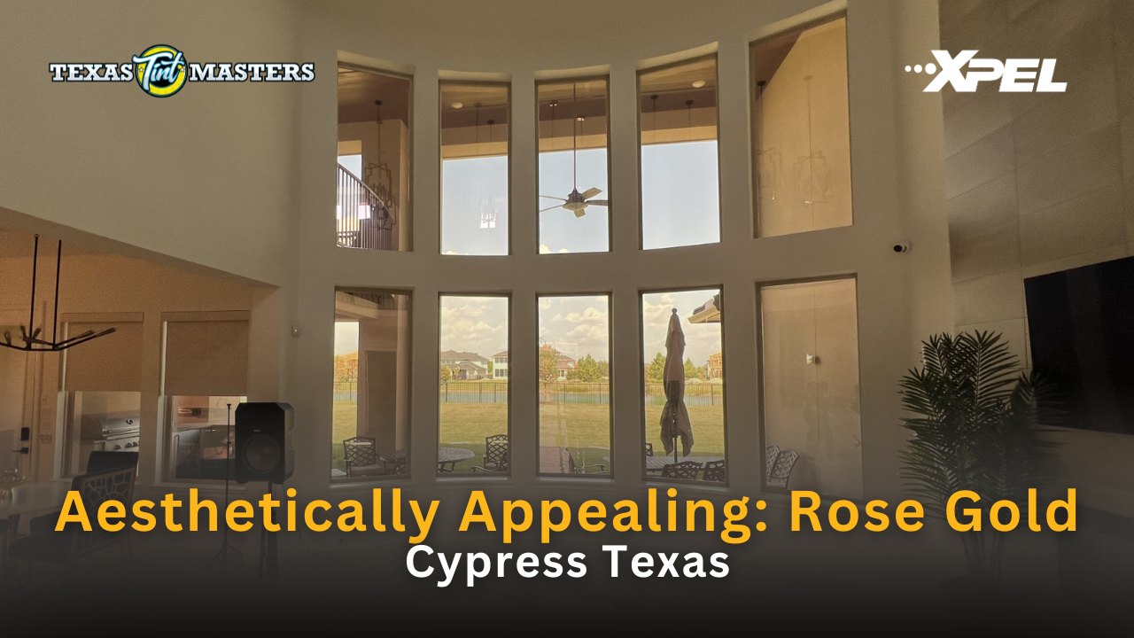 Aesthetic Appearances with Rose Gold Tint (XPEL Bronze 40) – Texas Tint ...